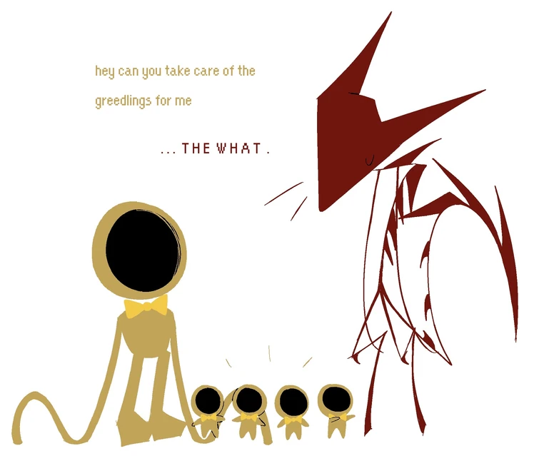 hatred and greed doodles redraw!!!!! | Fandom