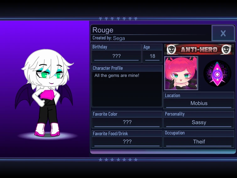 Rouge in gacha club | Fandom