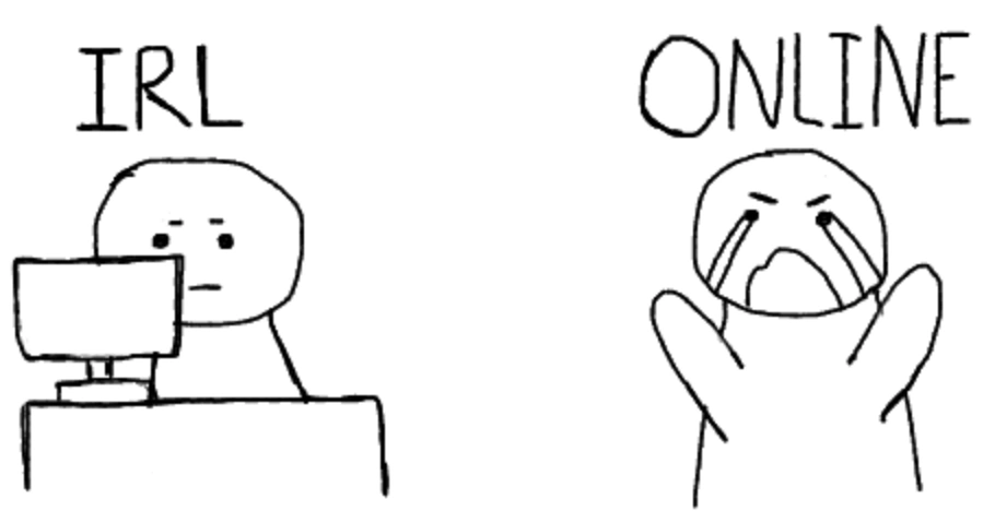IRL vs Online | Fandom