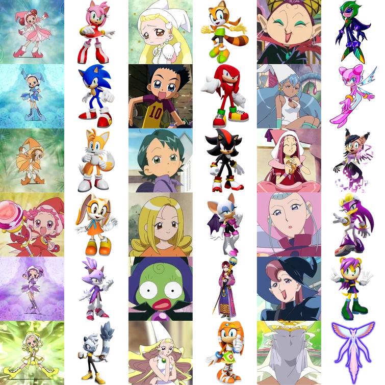 Sonic characters as Ojamajo Doremi characters | Fandom