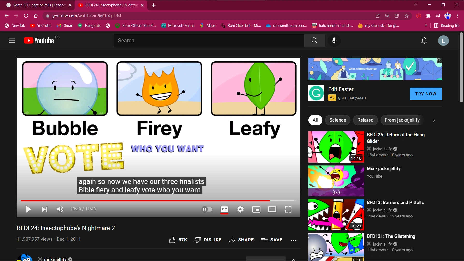 bfdi 24 auto-caption fails | Fandom