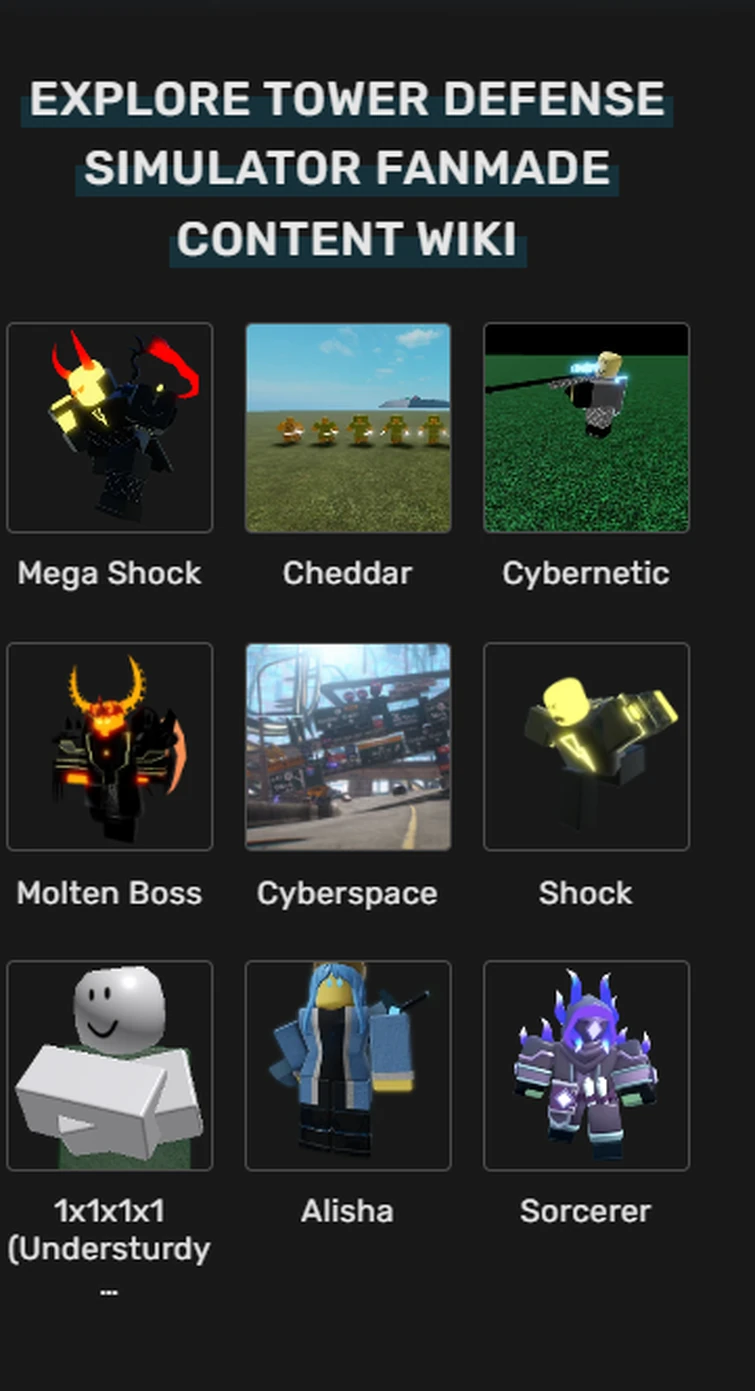Discuss Everything About Tower Defense Simulator Fanmade Content Wiki ...