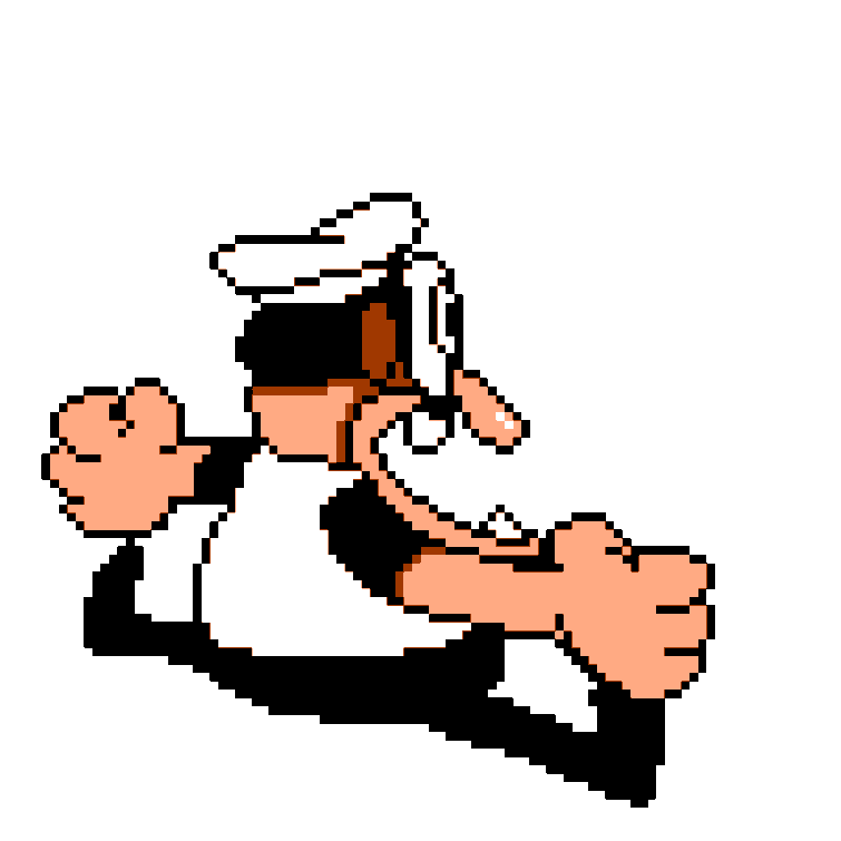 Send a picture of your favorite Peppino sprite. I'll go first. | Fandom