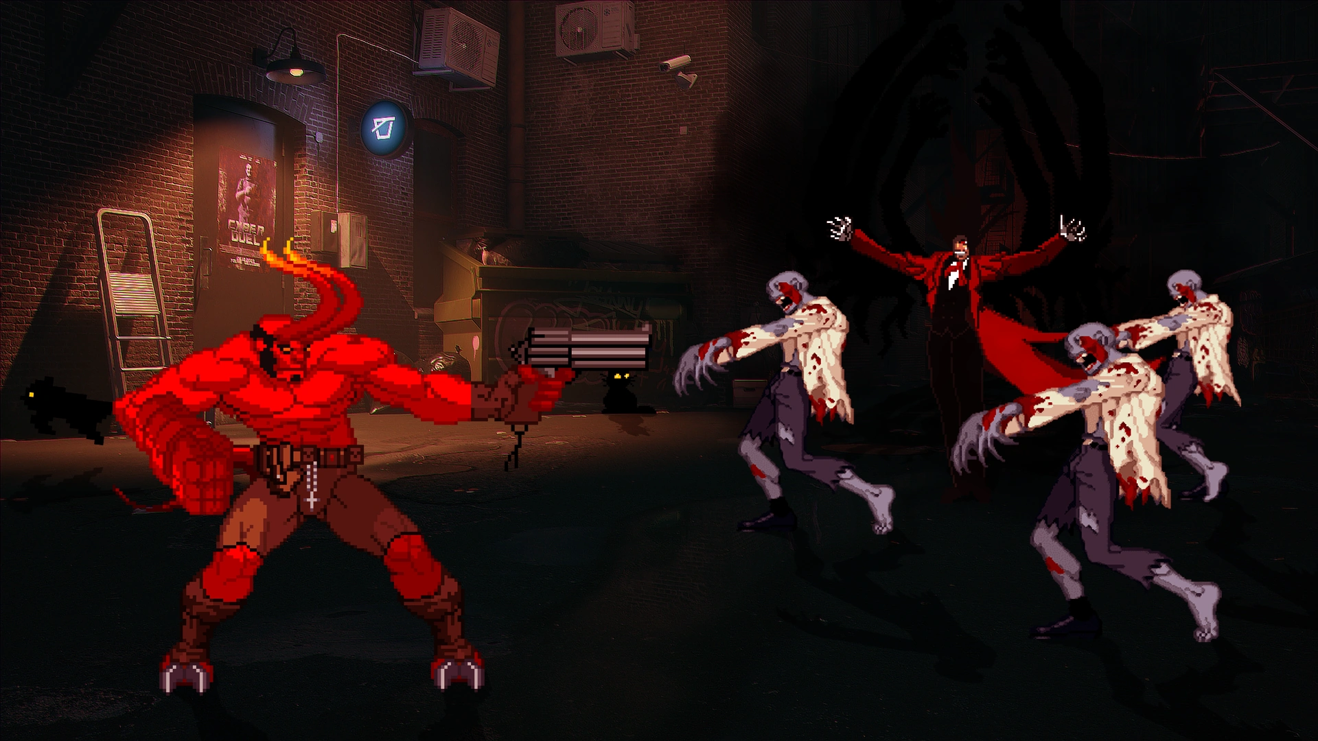 Hellboy vs Alucard Sprite Art | Fandom