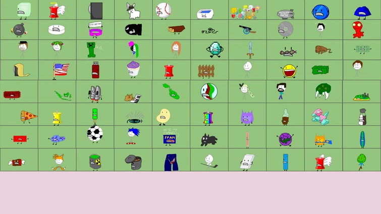 BFDI Recommended Characters VV 32 (VTE) | Fandom