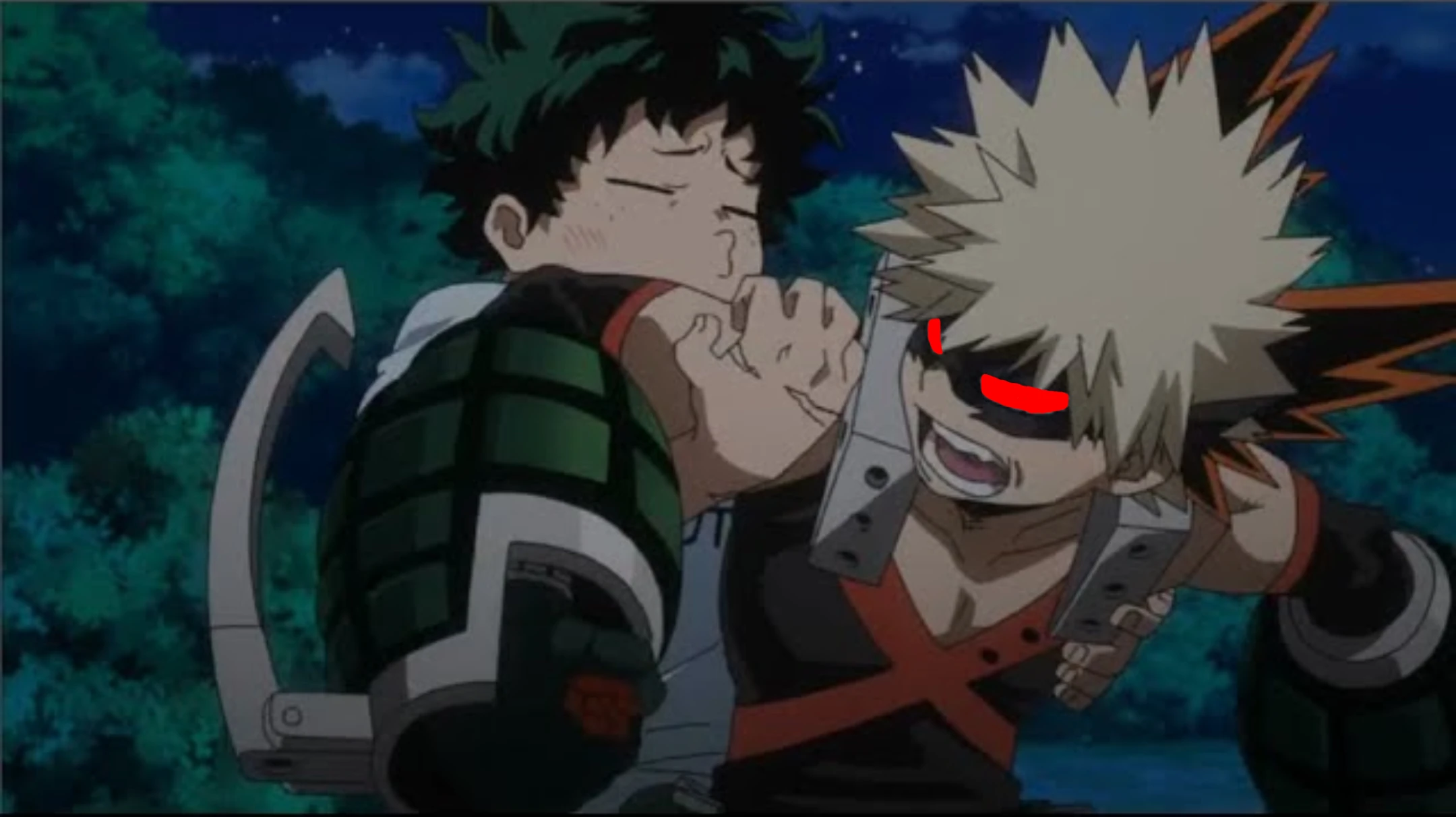 My Hero Academia: Heroes Rising | Deku Protecting Kids From Bakugo ...