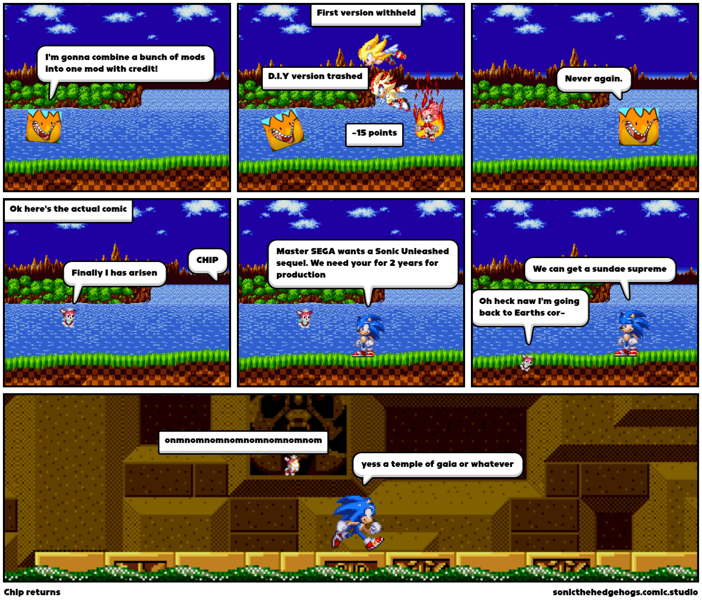 Sonic Da Comik #18: Chip returns | Fandom