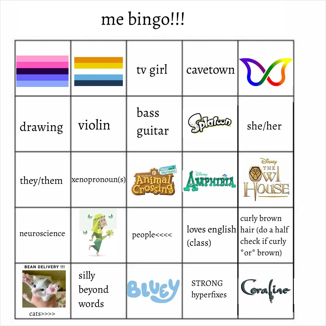 me bingo !!! :3 | Fandom