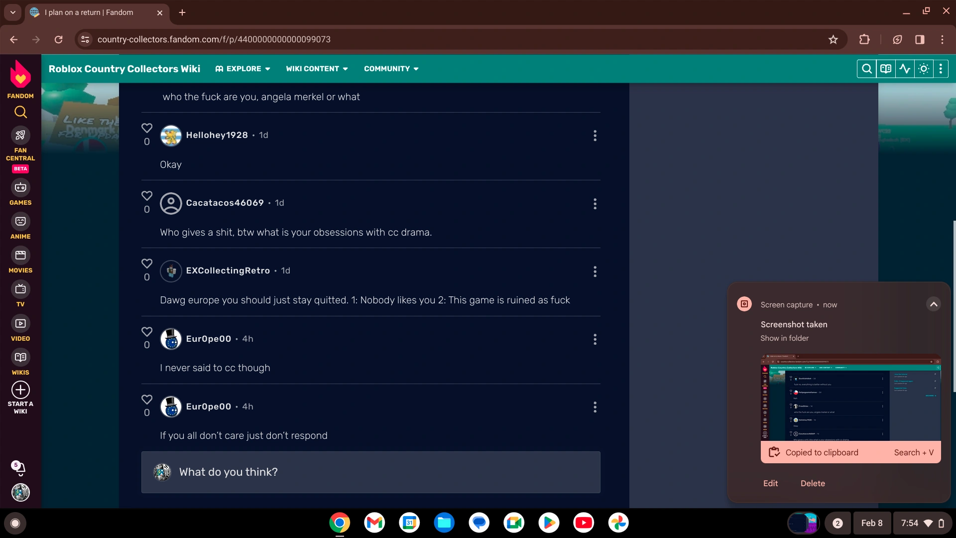 am very dissapointed in yall just ignore what you hate that simply but ...