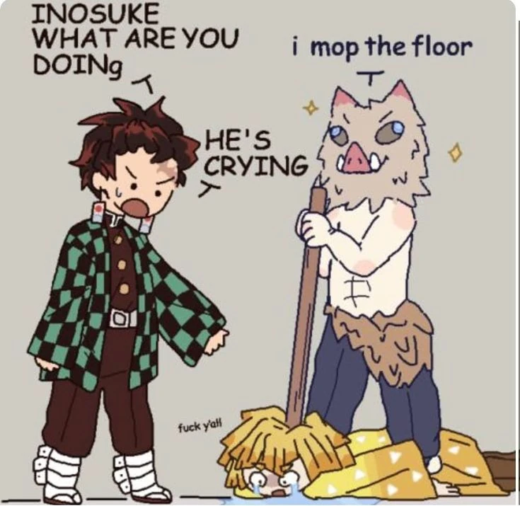 inosuke needs to be stopped >:( | Fandom