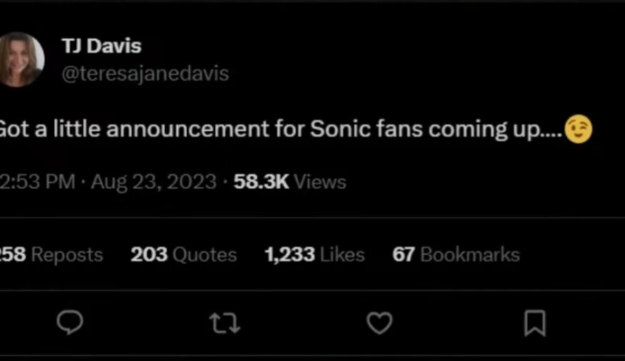 Teresa Jane Davis returning to Sonic | Fandom
