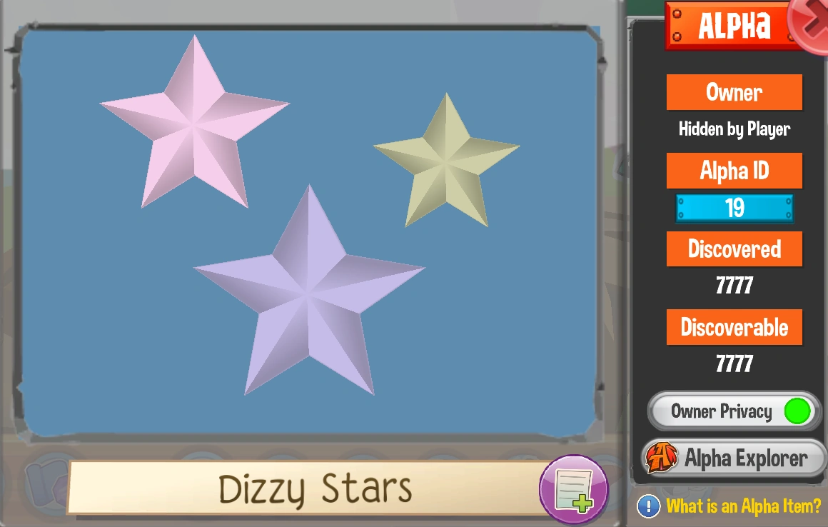 trading alpha dizzy stars | Fandom