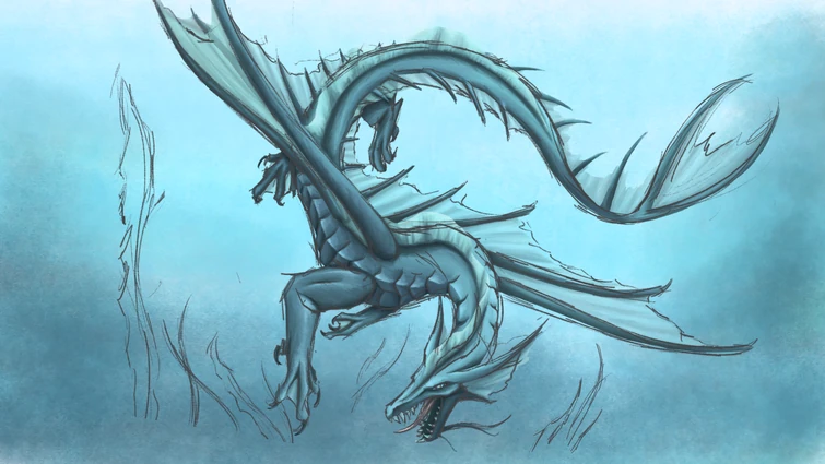 River Dragon Art! - w i p 3 ! | Fandom