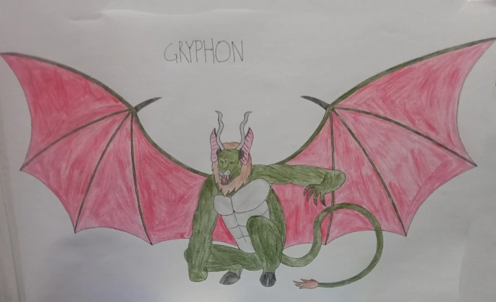 Gojira: Kingdom Gryphon Sketch | Fandom