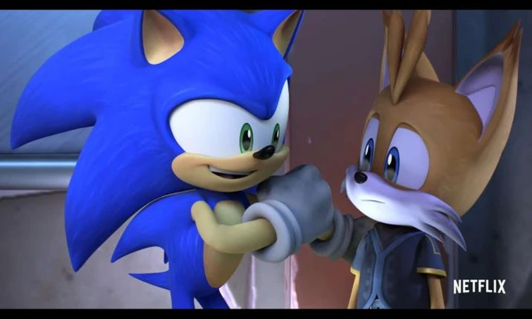 This new Sonic Prime frame looks so off, Like a Sonic parody animation ...