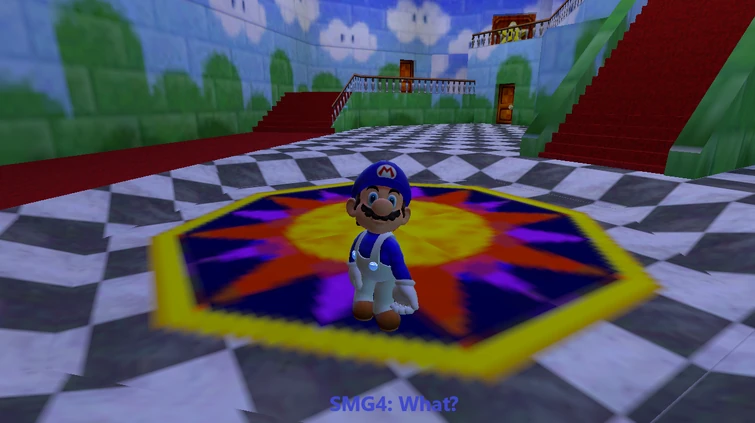 Mario Gets His Head Stuck In The Wall | Fandom