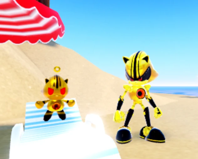 Can Someone add this to either the Gold Metal Sonic 3.0 or the Gold ...