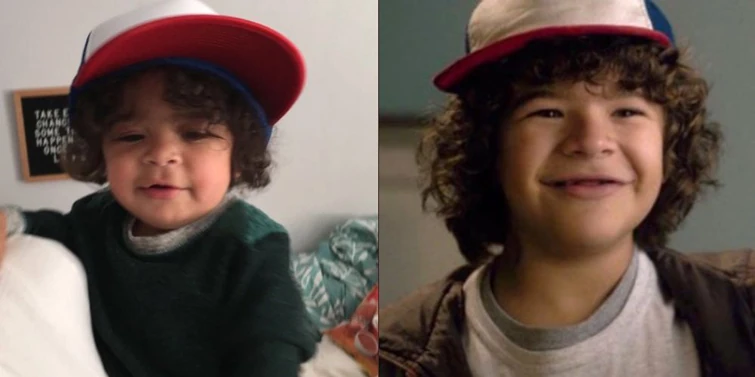 This did not say anything, just a baby Dustin | Fandom