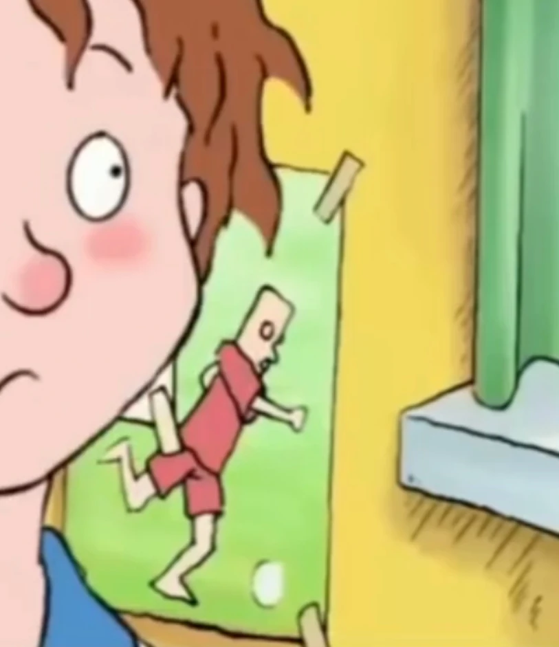 Why does this one picture in horrid Henry’s room look like a cursed ...