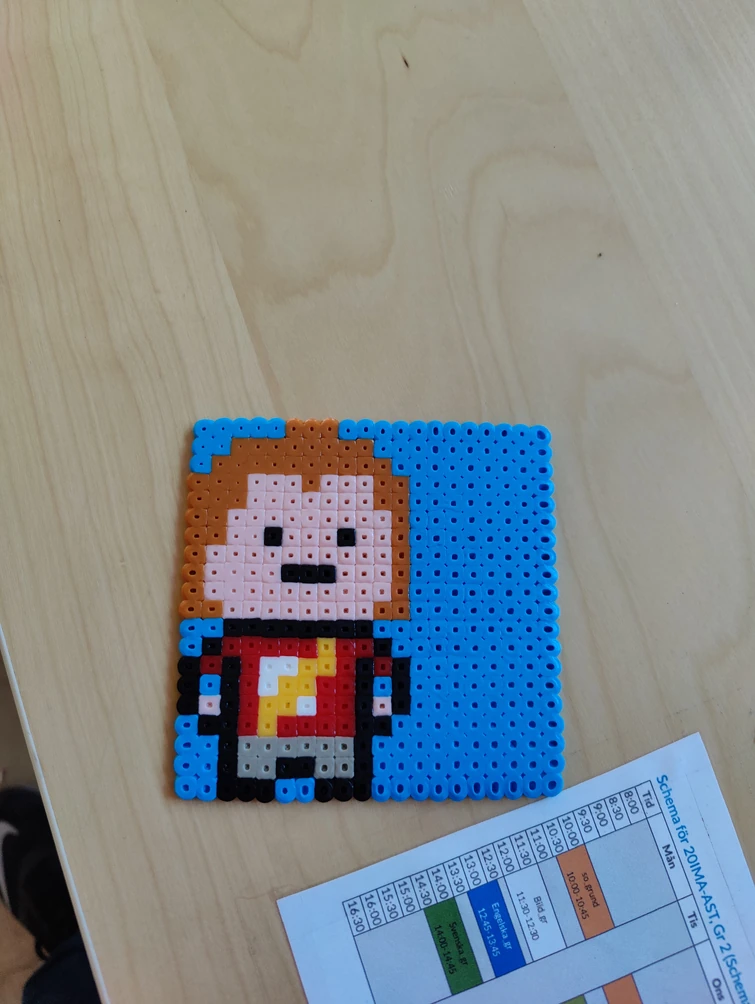 I made a pixel art of Sheldon at school | Fandom