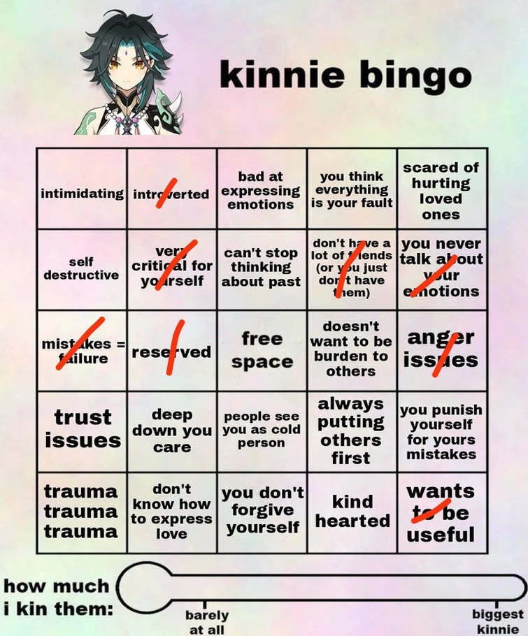 My kinnie bingos | Fandom