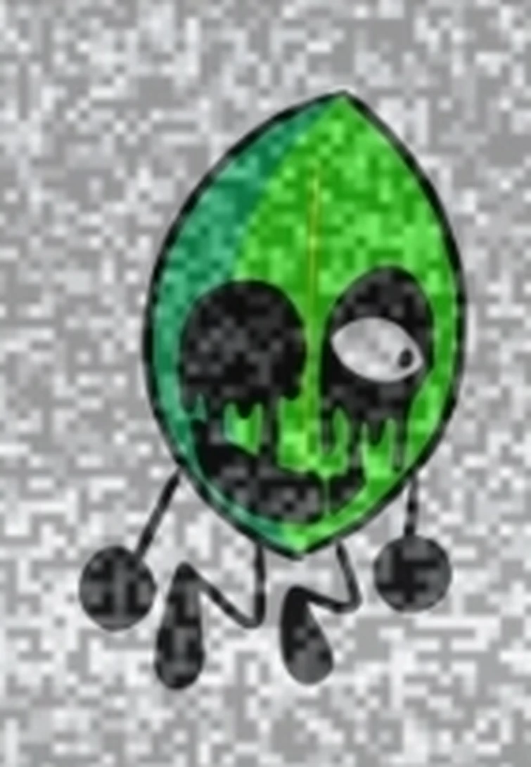 can someone make art of corrupted file leafy? | Fandom