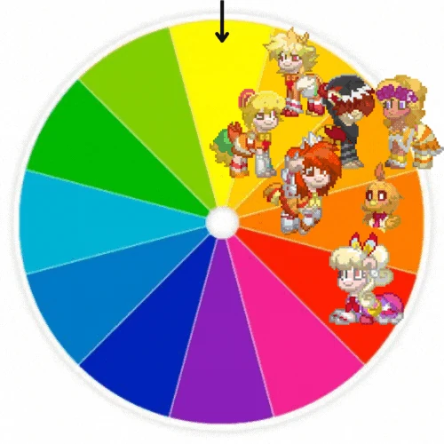 Choose yellow characters (Color Wheel) | Fandom