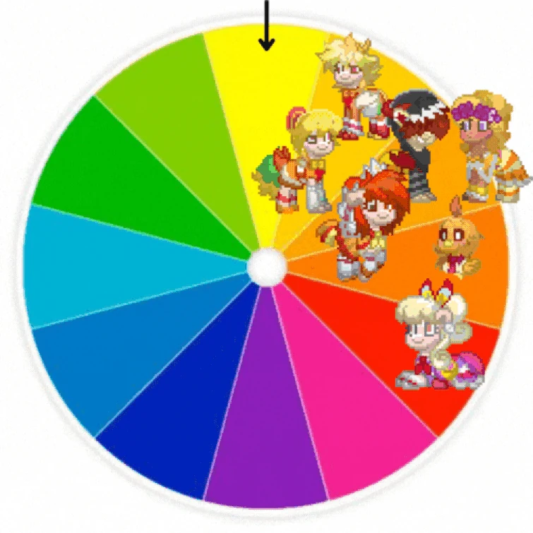 Choose yellow characters (Color Wheel) | Fandom