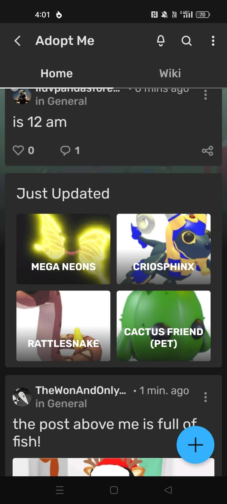 the post above me is full of fish! | Fandom