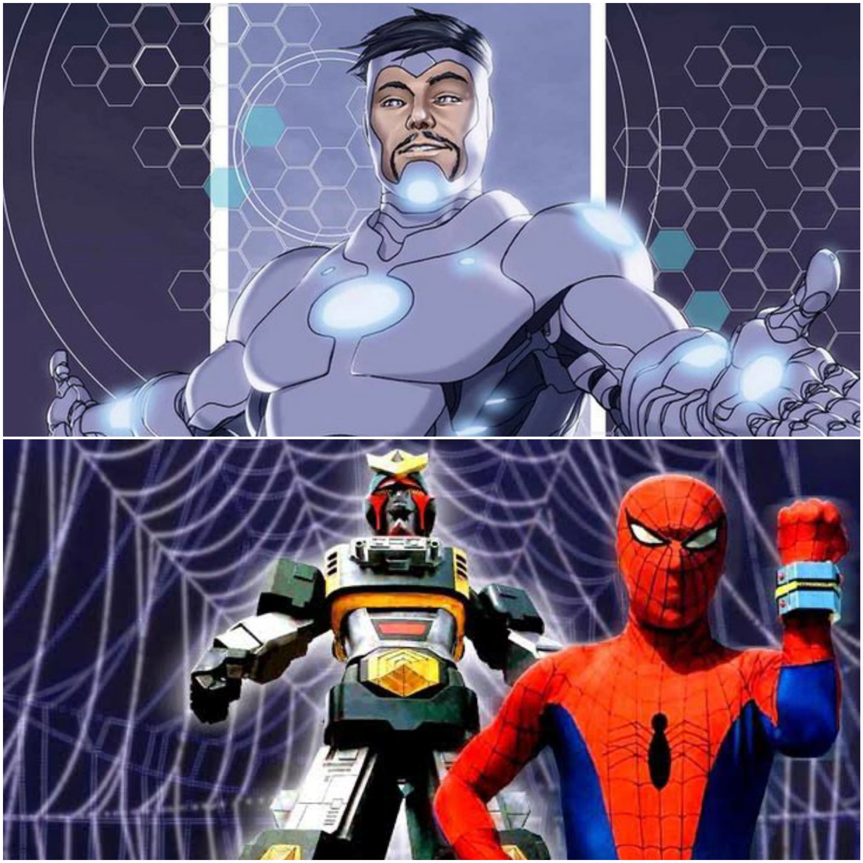 Who would win? Supaidāman (with Leopardon) vs Iron Man (Endo-Sym armor ...