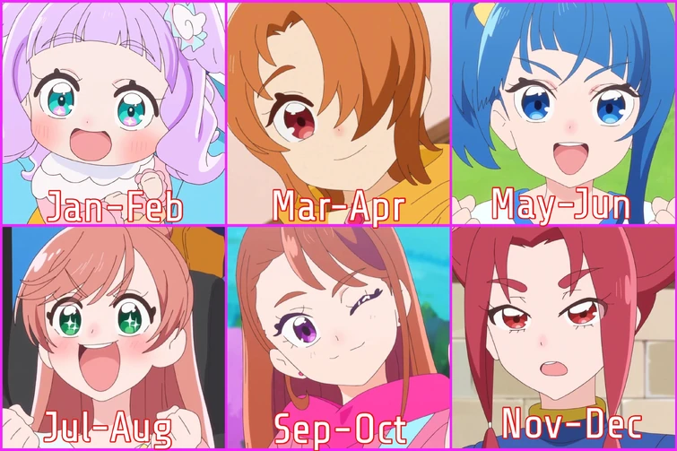 Your brith month determines which Hirogaru Sky Precure character you ...
