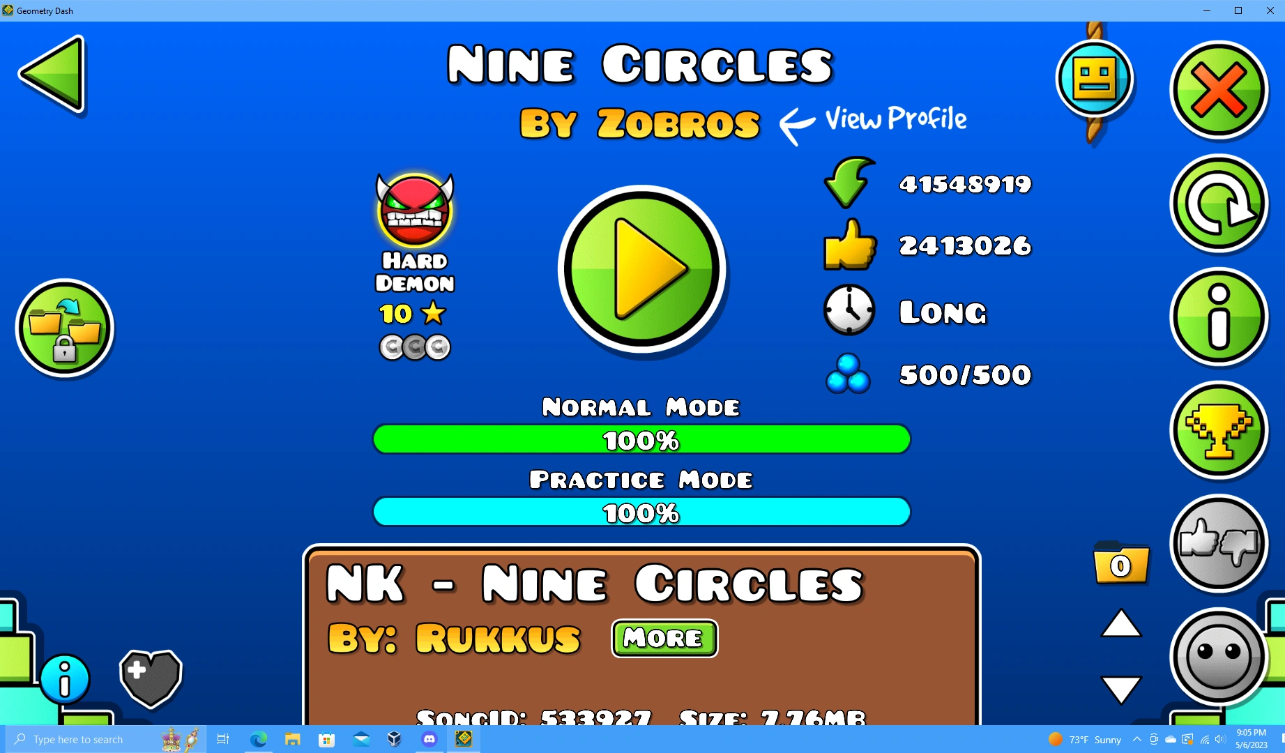 Finally beaten Nine Circles! | Fandom