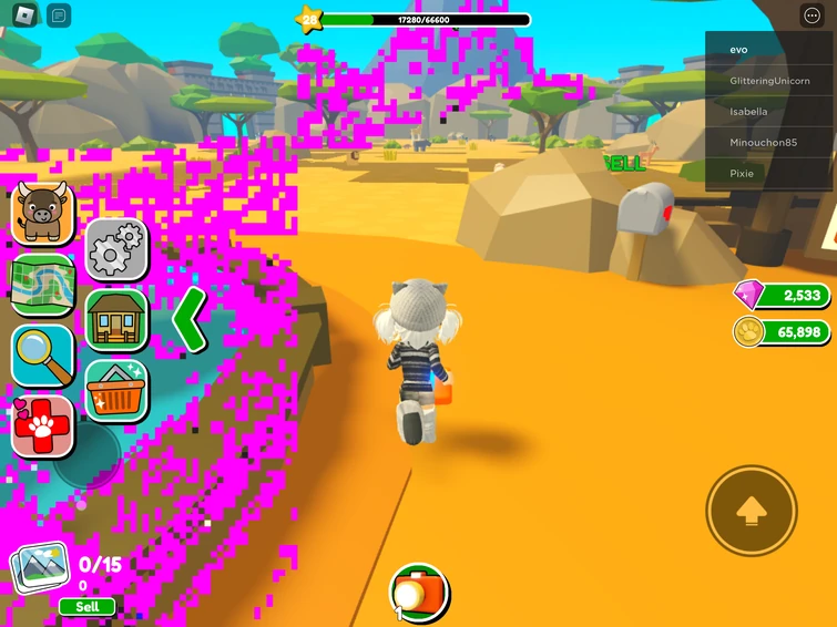 pink screen glitch part 2. | Fandom