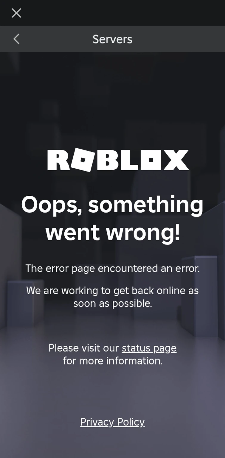 Roblox crashed right now | Fandom