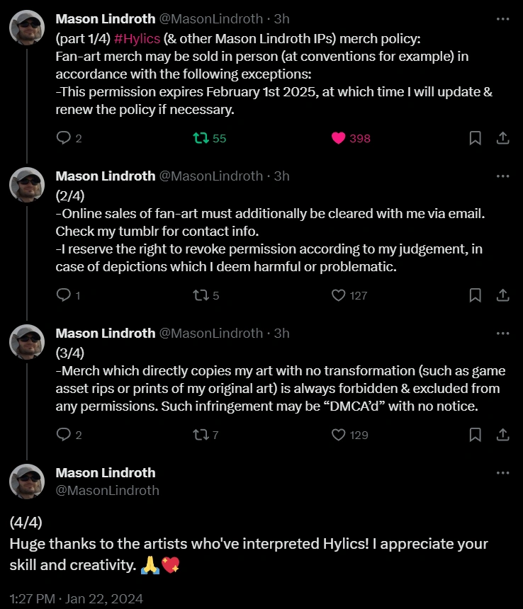 Fan Merch Policy | Fandom