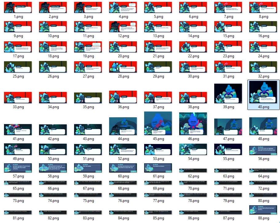 does anybody have the dialogue image for ice brain when a mimic spawns? | Fandom