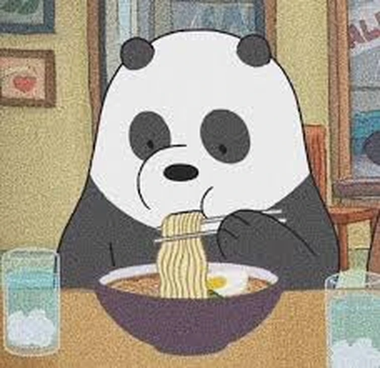 goodbye, panda eating ramen pfp | Fandom