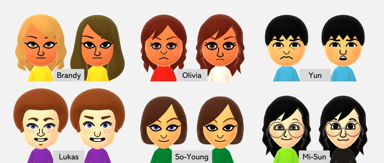 I looked back and remastered a few Miis I had. | Fandom