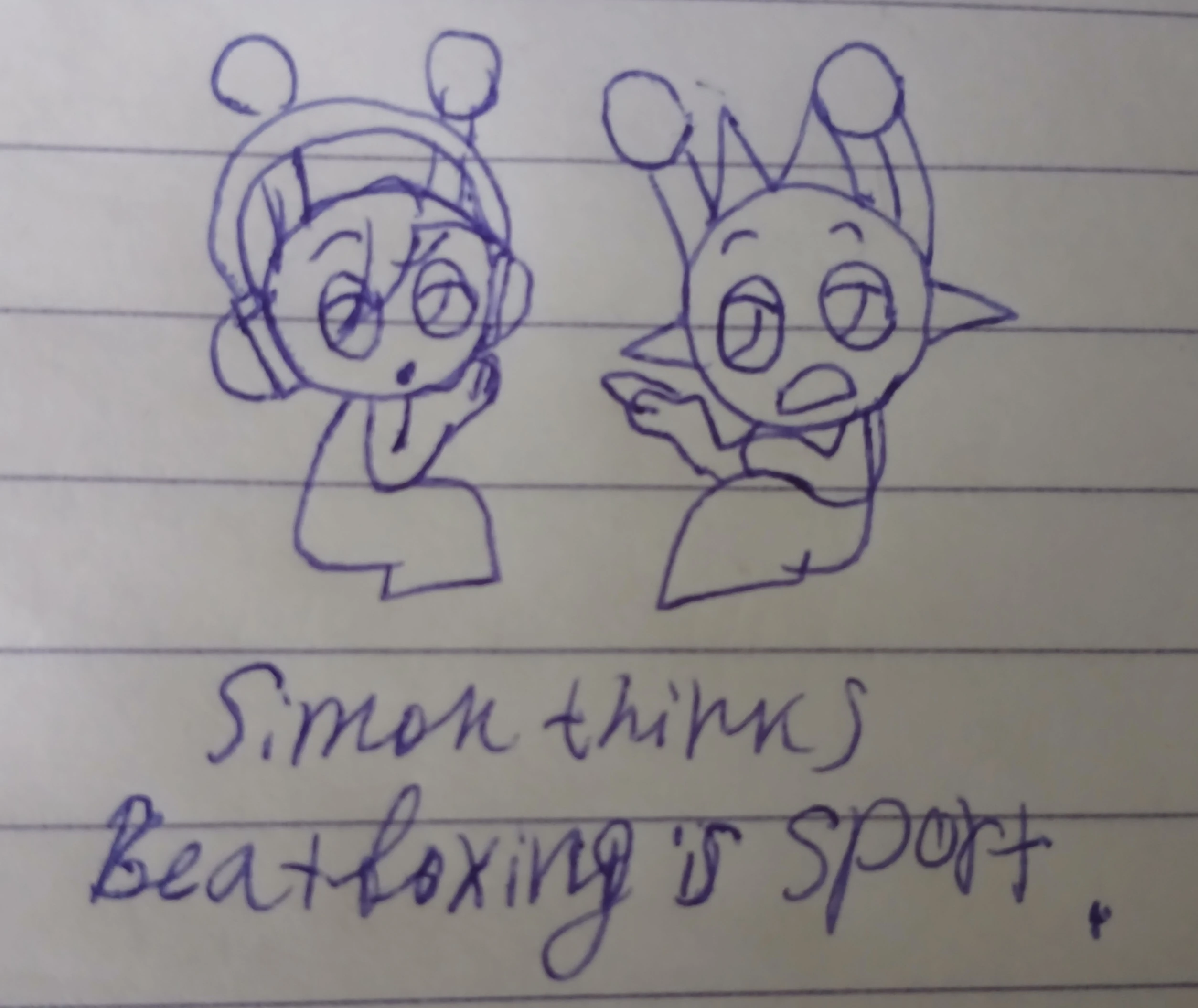 I had a dream where Oren and Simon were discussing if beatboxing is a sport. | Fandom