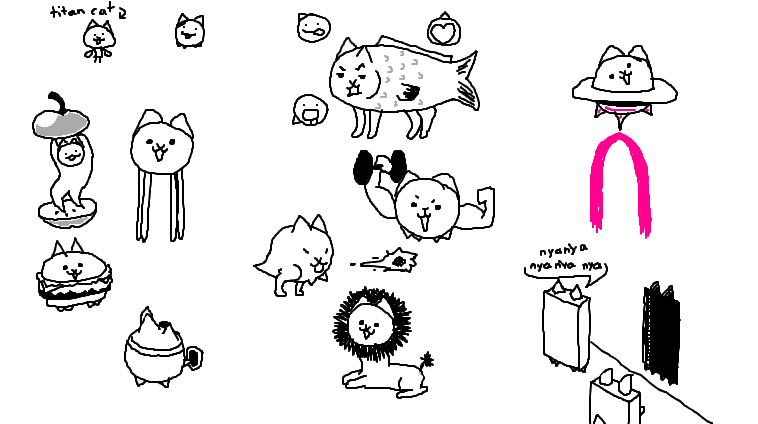 drew cats to celebrate 2000th edit | Fandom