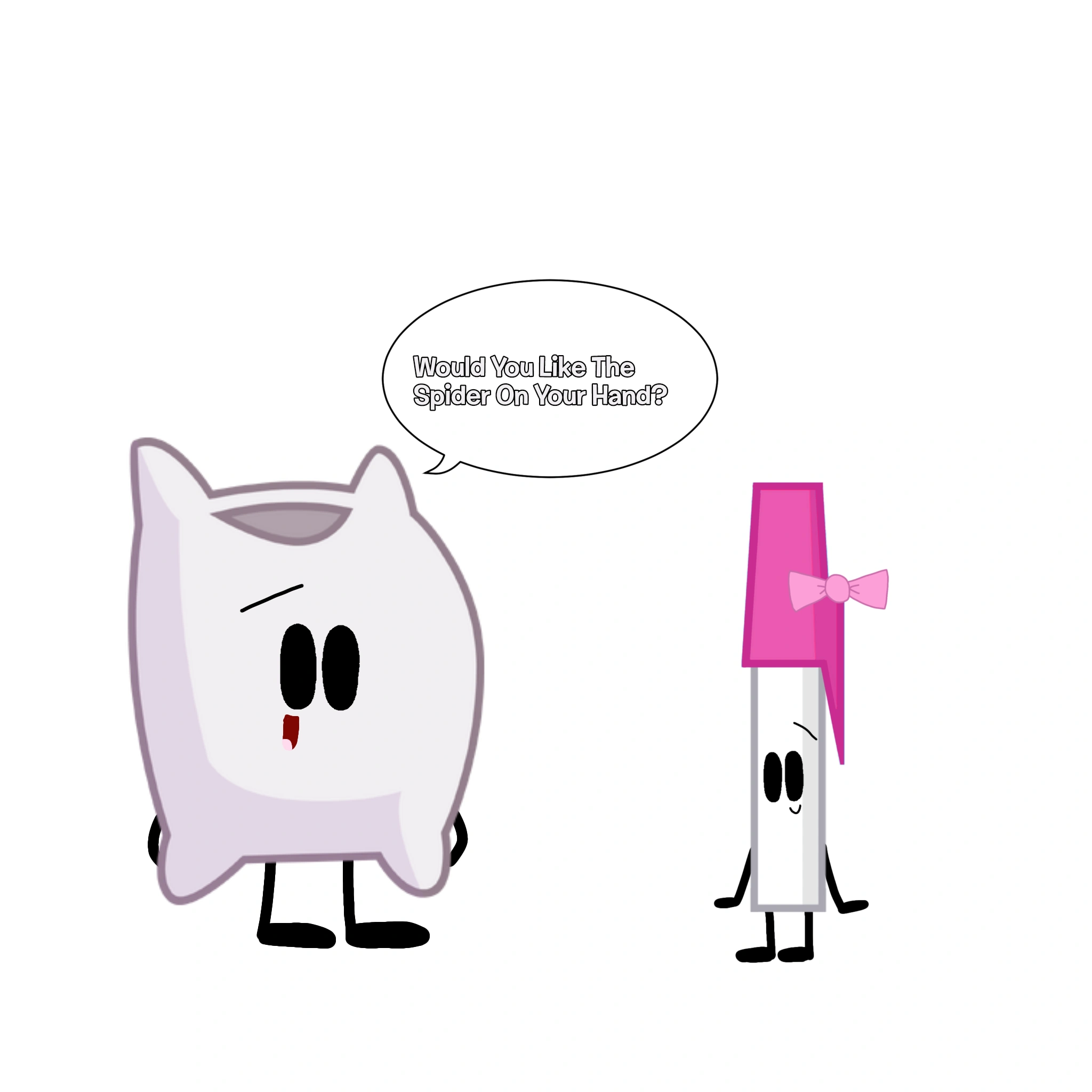 Would You Like The Spider On Your Hand? (BFDI Wiki) | Fandom