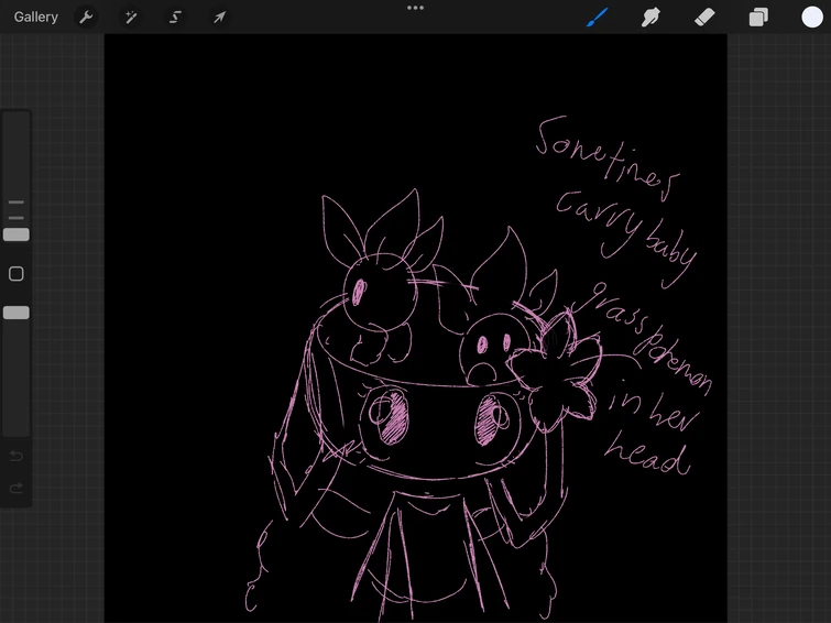 Bassie + Lilligant! (Pokemon + dandy’s au.. still thinking of name ...