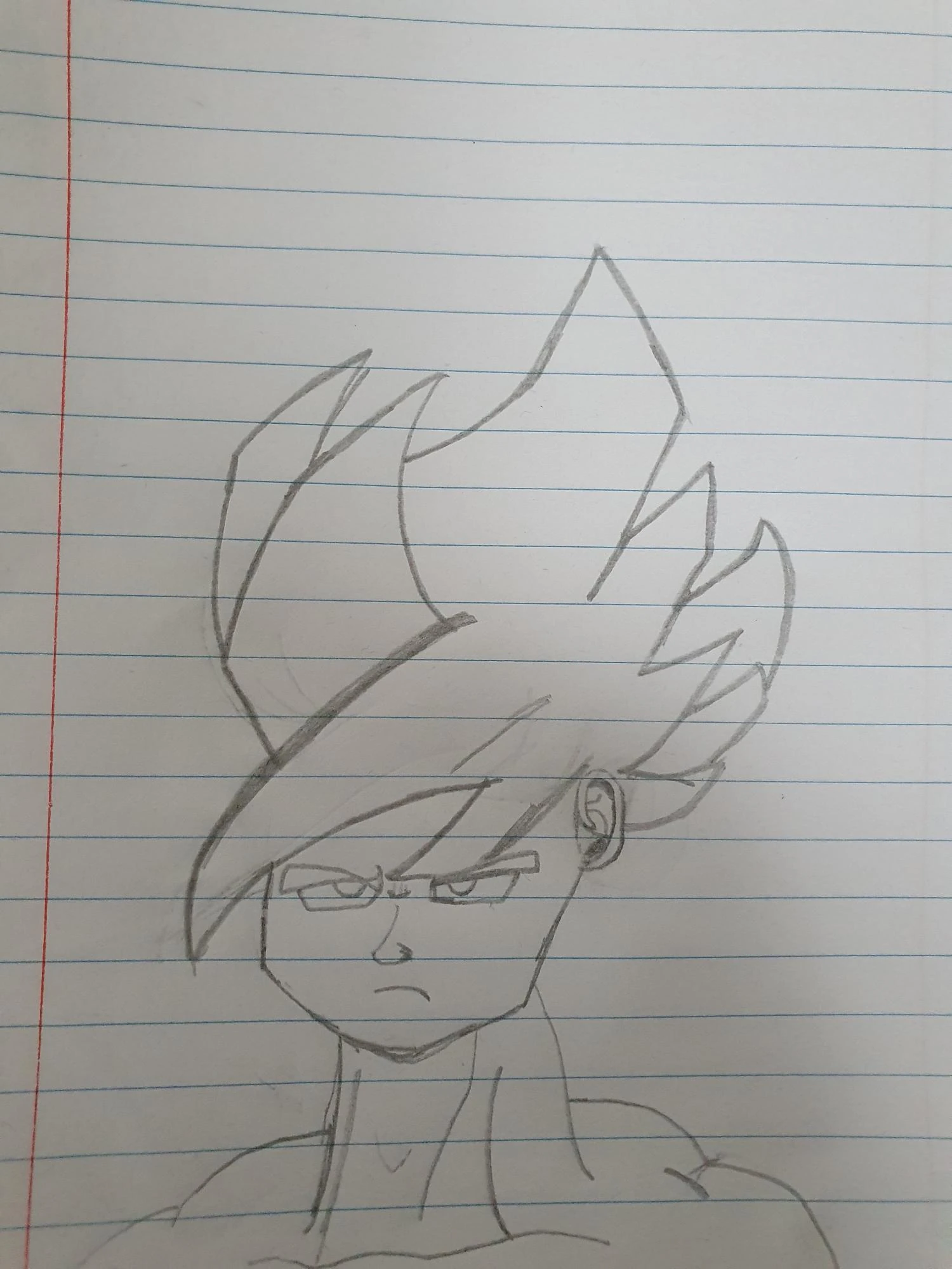 30th post. I decided to draw goku as well. | Fandom