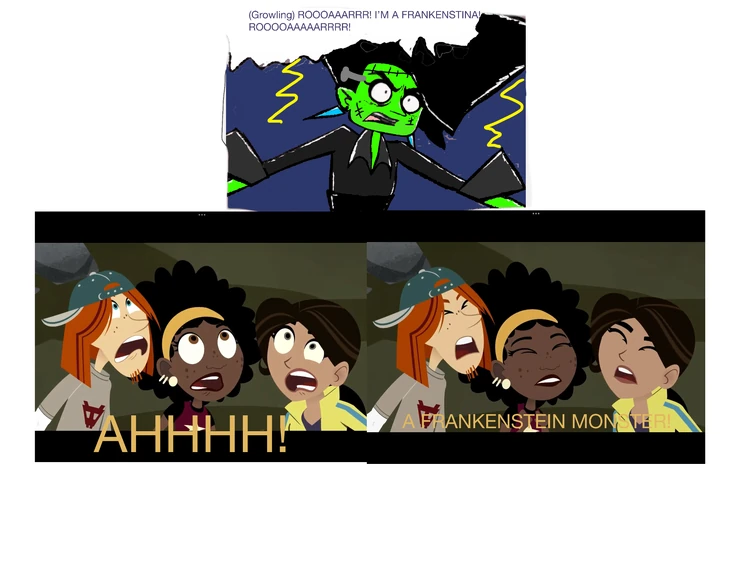 Wild Kratts Crew is scared of a Frankenstina!? Yikes! 😨😱 | Fandom