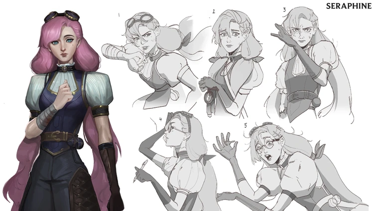 If Seraphine appeared in Arcane Season 2 (Concept art) | Fandom