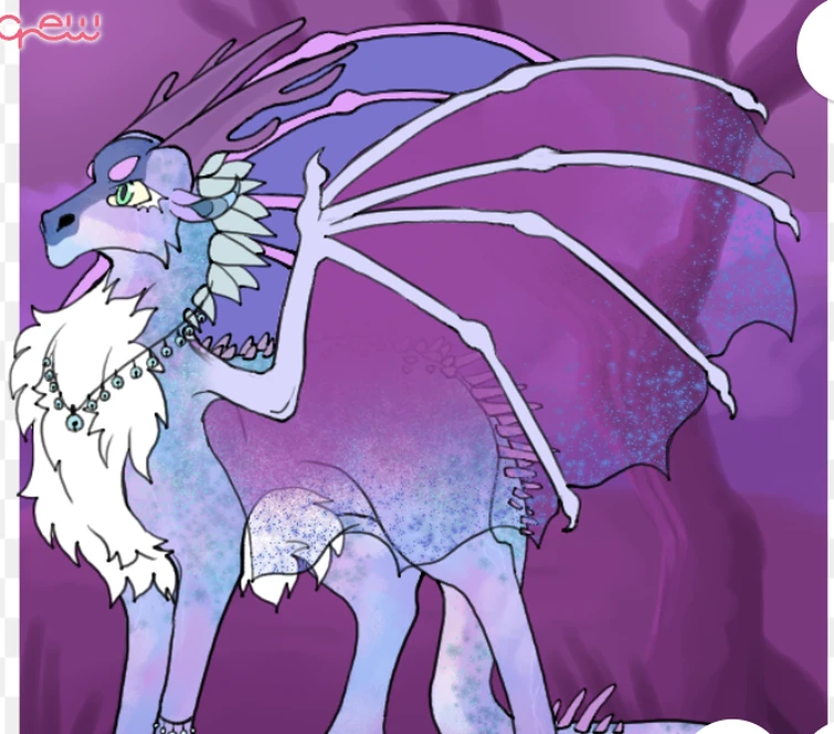 because i saw someone else do it... i made an icewing oc of this ...