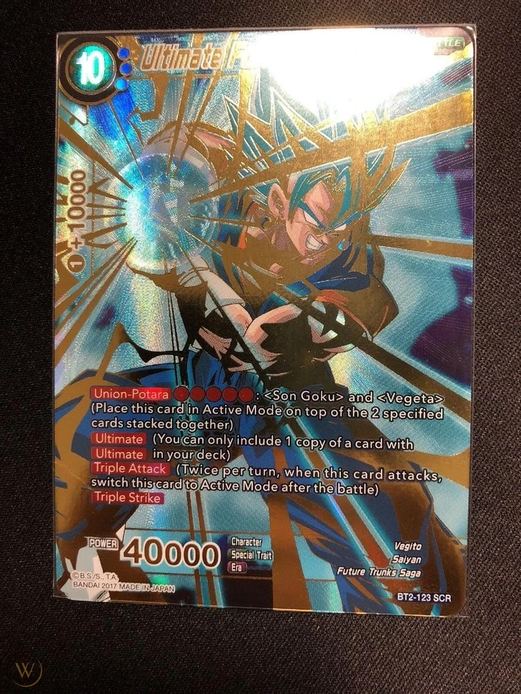 DBS CCG/TCG The First Ever SCR VEGITO BURUUUUU, Rate The Card On Look ...