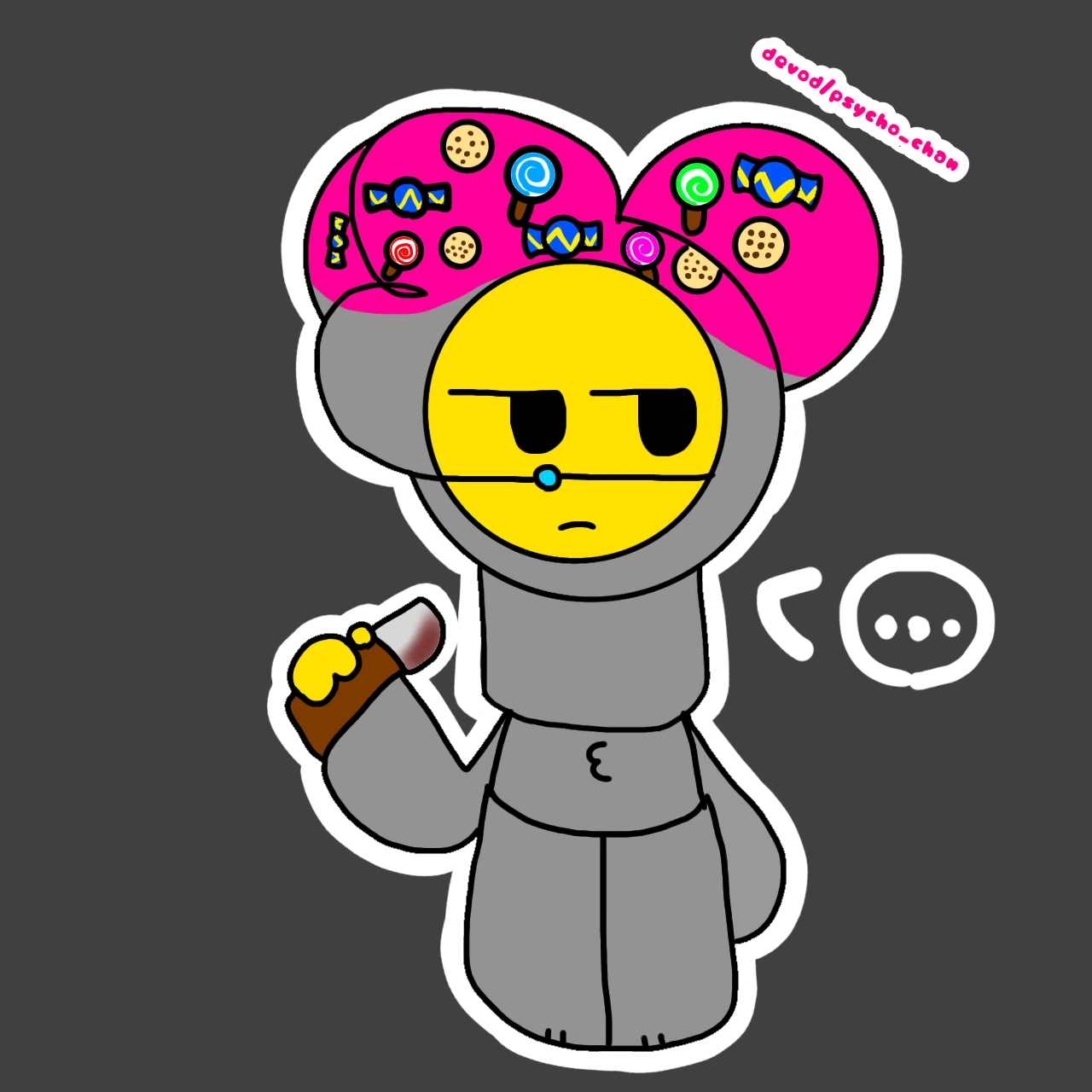 Psycho bear but candy | Fandom