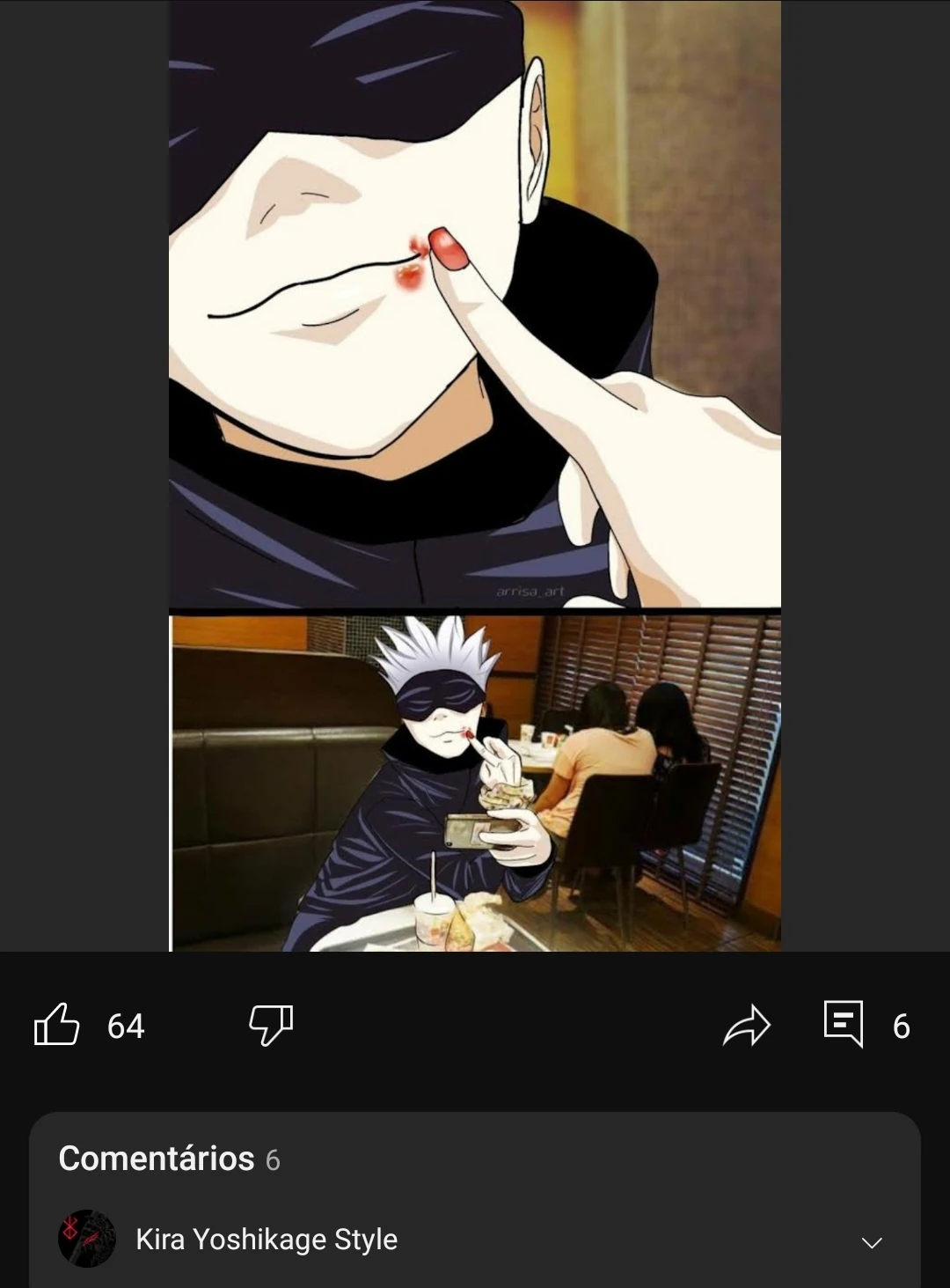 something about Gojo and Kira | Fandom