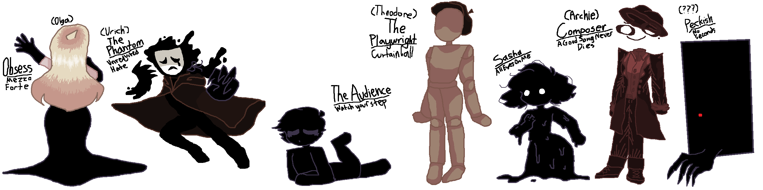 i drew some of my doors ocs | Fandom